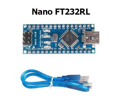 Arduino Nano V3.0 controller ATMEGA328P original FT232RL +USB cable | Lazada.co.th