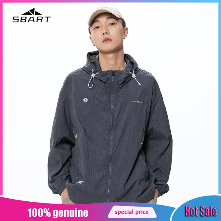 SBART แจ็คเก็ตป้องกันแสงแดดมีฮู้ดสำหรับวัยรุ่นดีไซน์ดั้งเดิม | Lazada.co.th