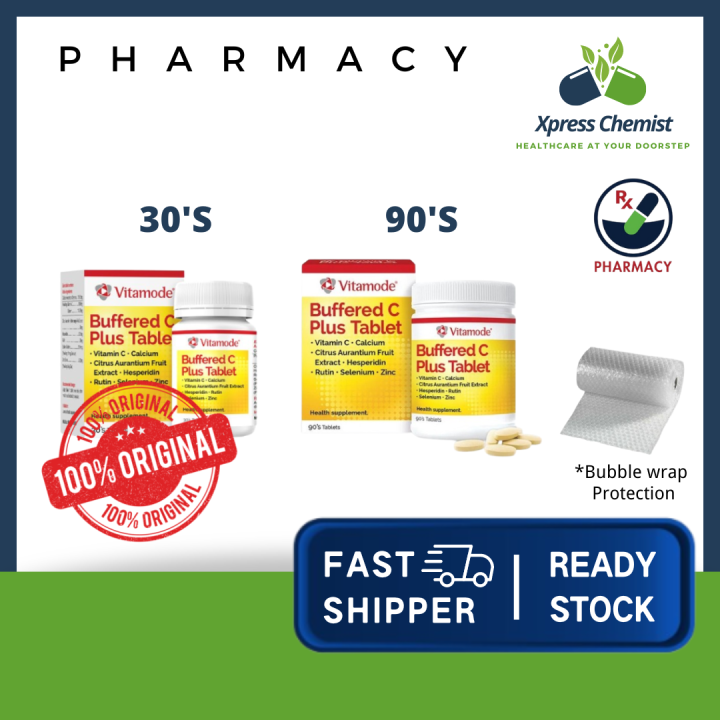 VITAMODE BUFFERED C PLUS TAB 30'S | 90'S | Lazada