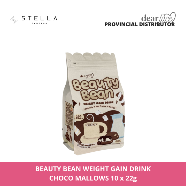 Dear Face Beauty Bean Choco Mallows Weight Gain Drink Chlorella Pea ...