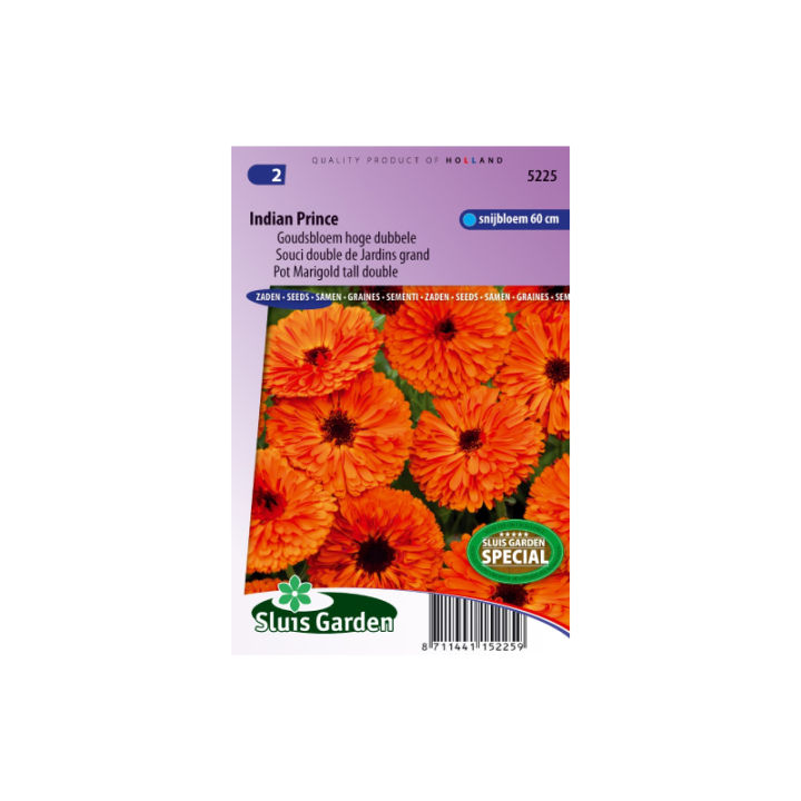 Far East Flora - Sluis Garden Seeds - SL5225 Pot Marigold tall double ...