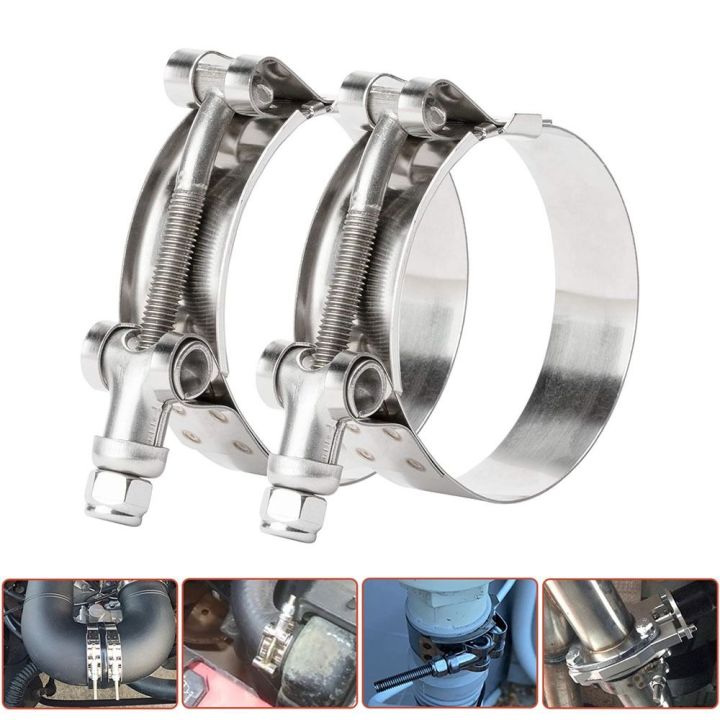LEGATE13 304 Stainless Steel Hose Clamps Powerful T Bolt Pipe Clip ...