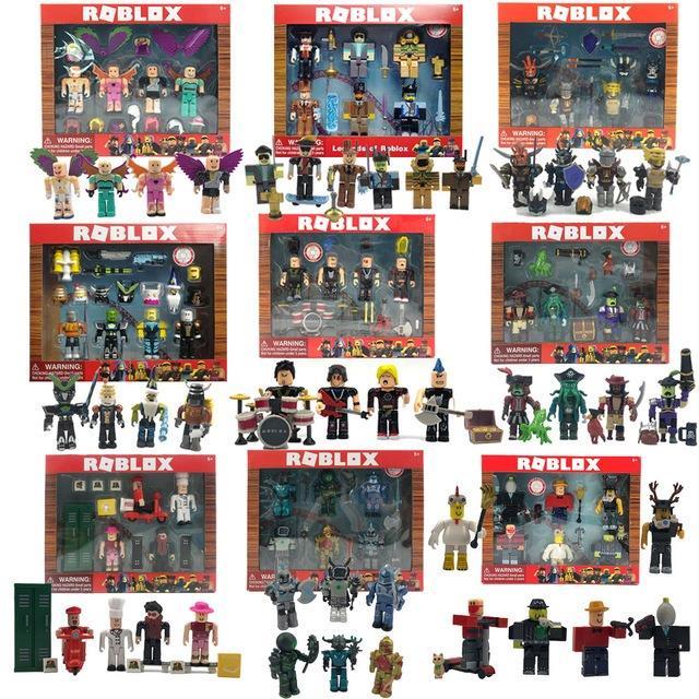 Virtual World Roblox Figures Blocks Action Minifigure 7cm PVC Suite ...