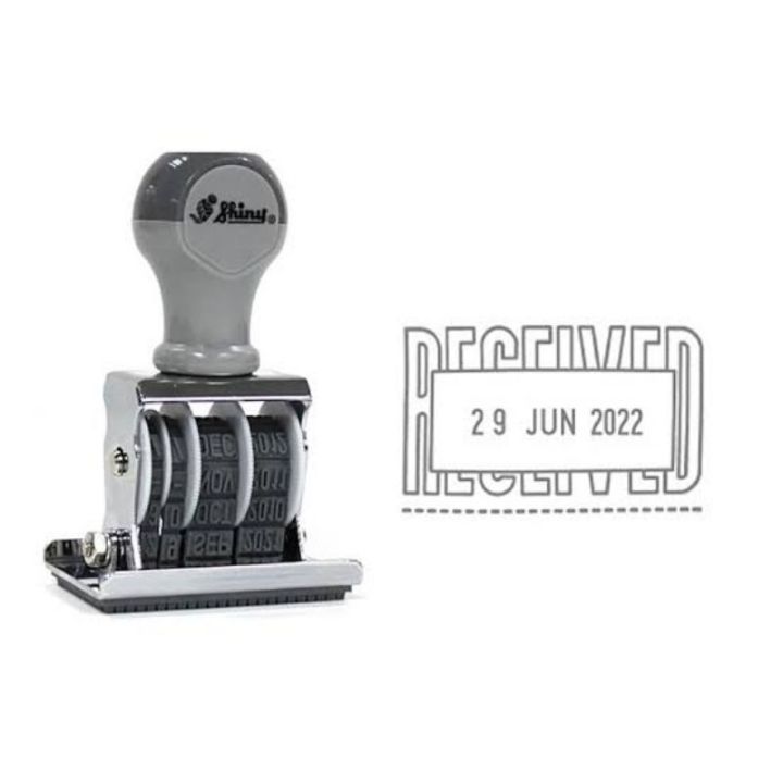 DATE STAMP WITH RECEIVED/DATER STAMP SCHOOL SUPPLIES | Lazada PH