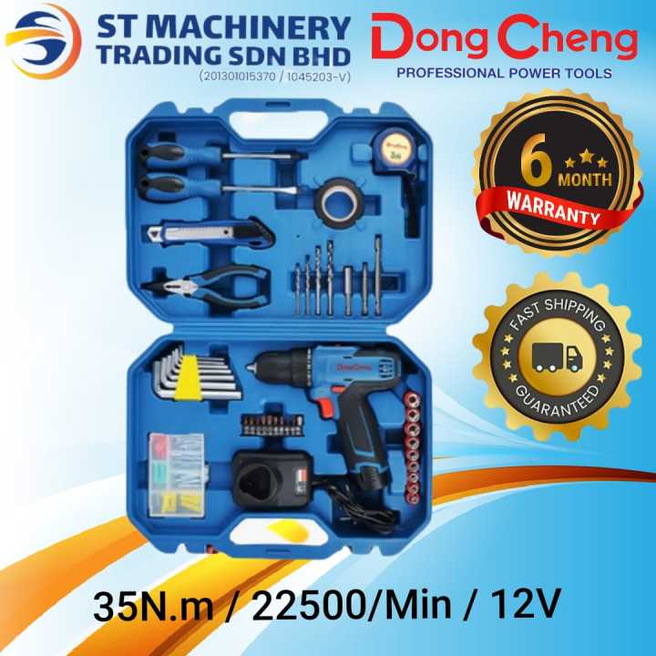 DONG CHENG DCJZ1202ITD CORDLESS DRIVER DRILL COMBO SET | Lazada