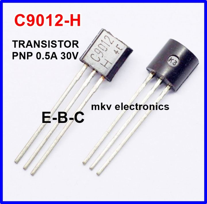 (5ตัว) C9012 , 2SC9012 , C9012-H , KTC9012 KEC ทรานซิสเตอร์ PNP 0.5A ...