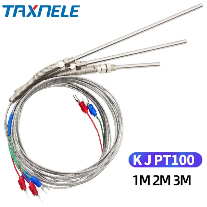 400 800องศา RTD K J PT100 50มม. 150มม. 100มม. 200มม. เซ็นเซอร์ควบคุม ...