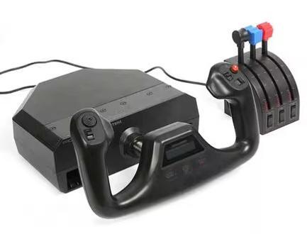 Logitech PZ44 Civil Aviation Rocker Microsoft Simulation YOKE Flight ...