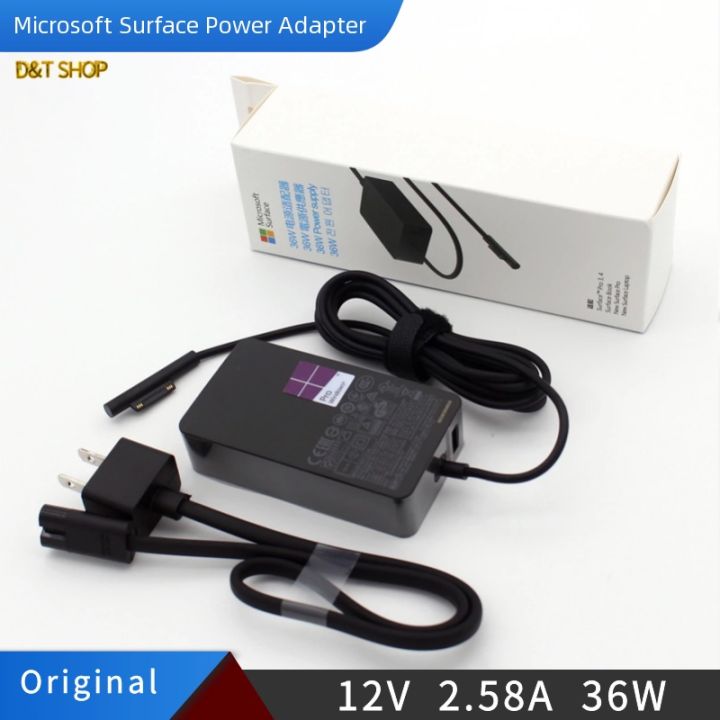 Original Microsoft Surface Pro 4 and 3 CHARGER Adapter 12V 2.58A 36W ...