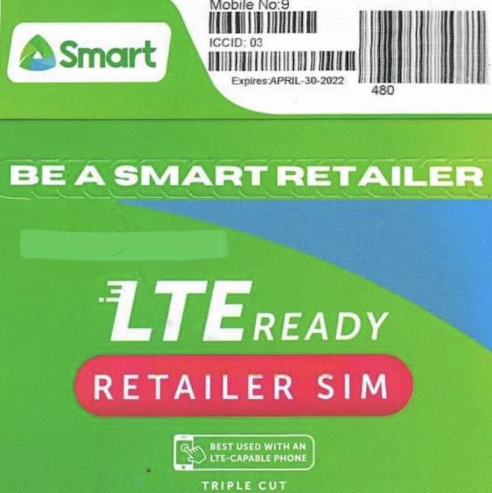 Smart Retailer Sim Card with 500 Wallet Load and Booklet | Lazada PH