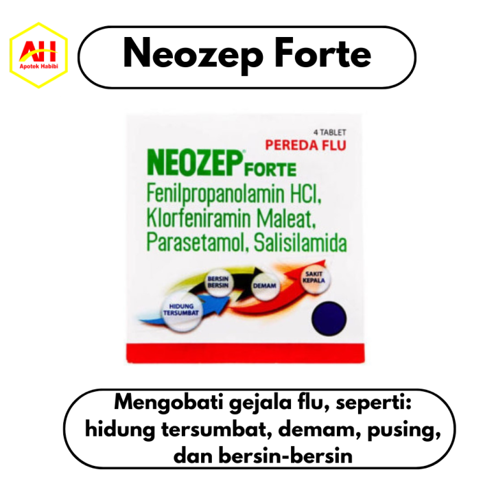 Neozep Forte 4 Tablet | Lazada Indonesia