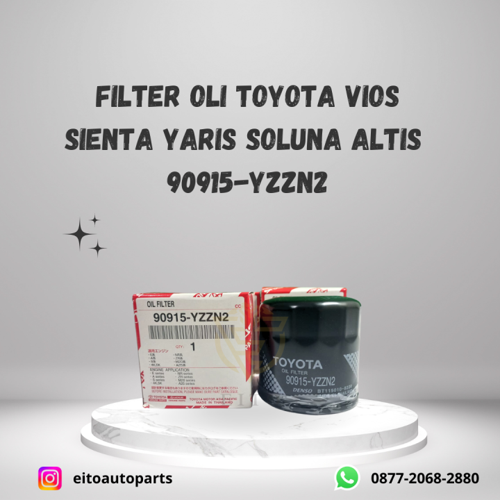 Filter Oli Toyota Vios Sienta Yaris Soluna Altis 90915-YZZN2 | Lazada ...