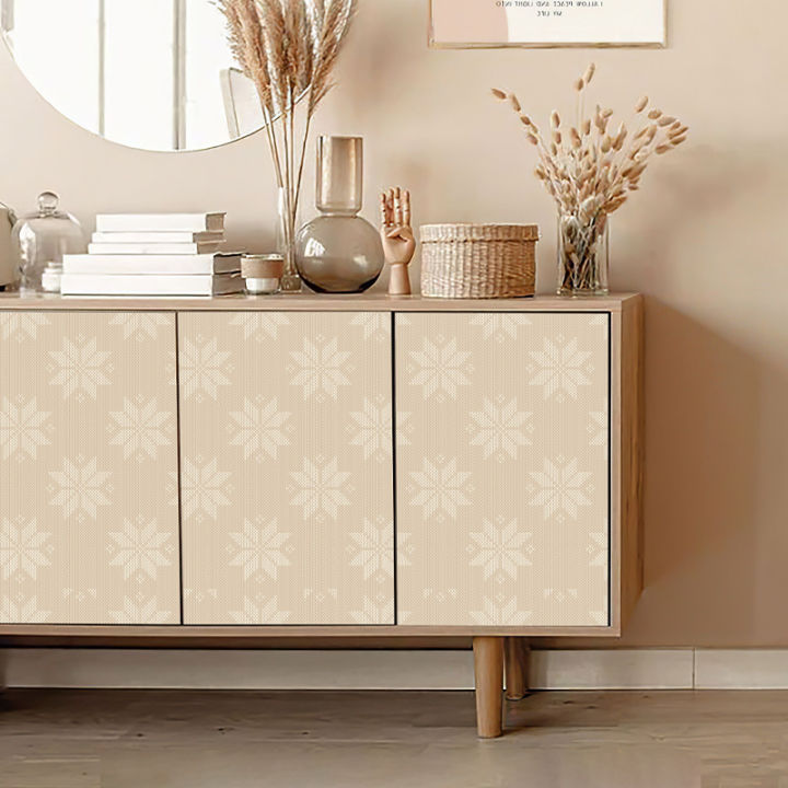 Geometric Patterns Wallpaper Self-Adhesive Cabinet Thick Waterproof ...