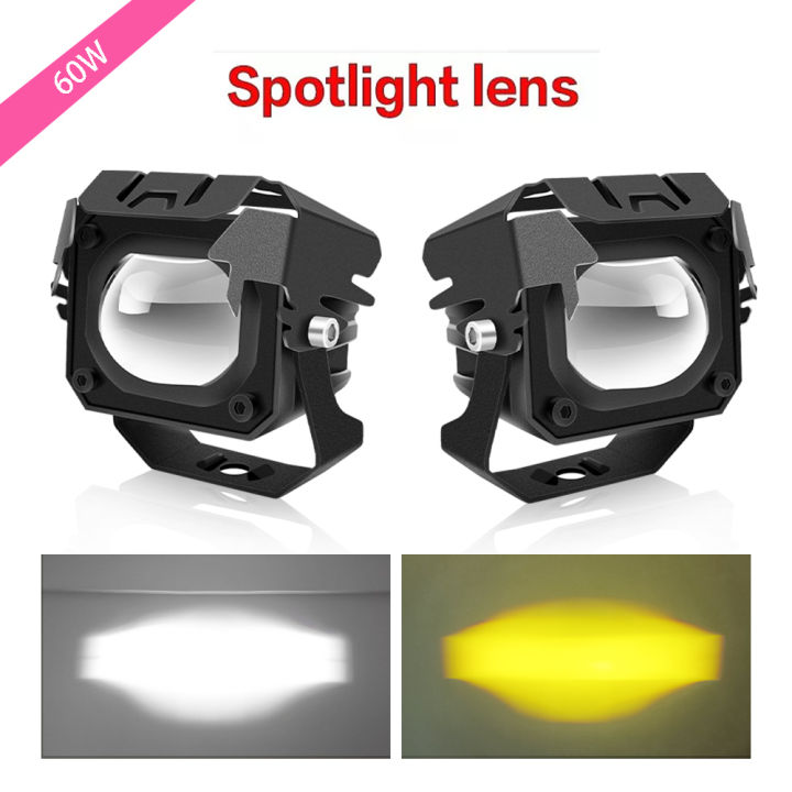 LED Spotlights Car Driving Light Lens For 4x4 Off Road ATV SUV ...