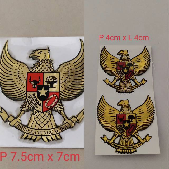 stiker emblem GARUDA INDONESIA 3D KUALITAS TERBAIK | Lazada Indonesia