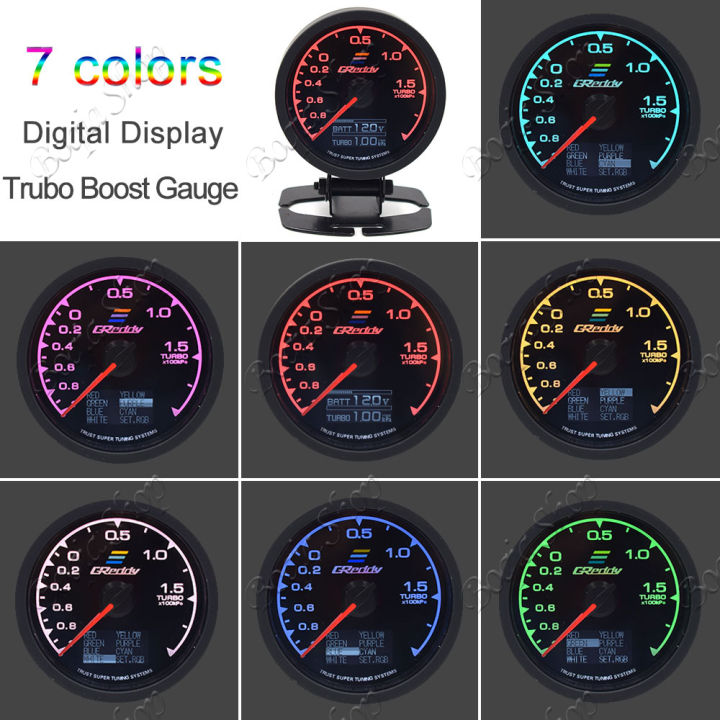 Greddy Meter Multi D/A จอแอลซีดีจอแสดงผลดิจิตอล 2 in 1 Racing Gauge ...