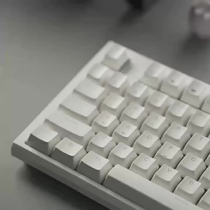 Gaute customized mechanical keyboard shaft peach cream yellow lime ...