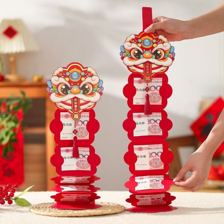 okdeals01 cny red packet 2026 马年红包 新年红包 Foldable Folding Red Envelope ...