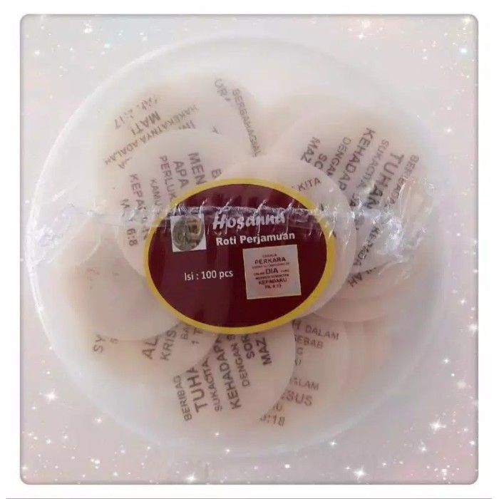 SS Roti/Hosti Perjamuan Kudus - Ayat Besar (5cm) isi 100 | Lazada Indonesia