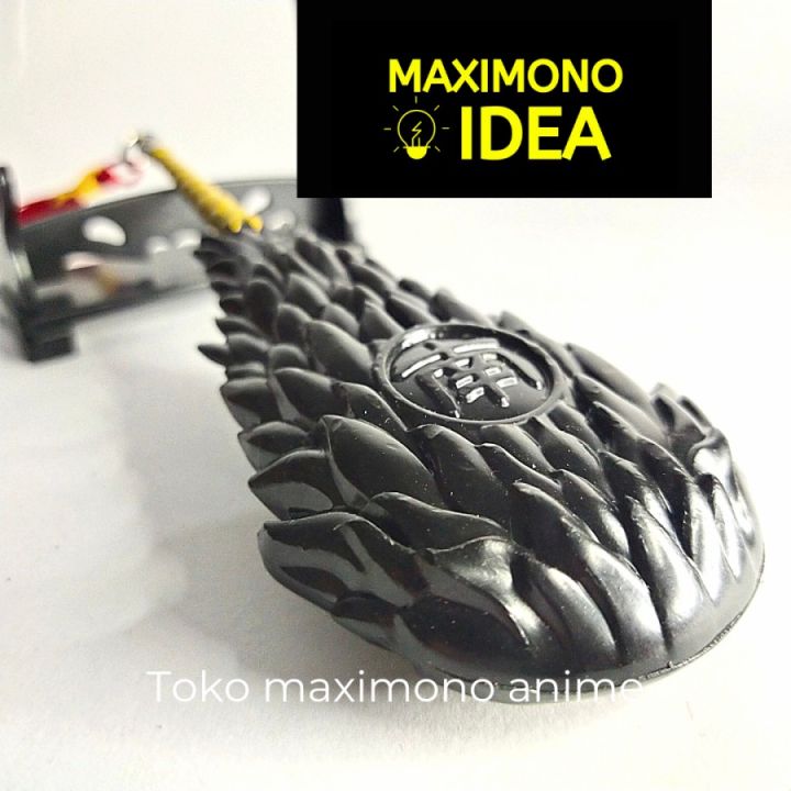 Pedang Mini Samehada Anime Naruto Gantungan Kunci Replika Bahan Besi Stainless Steel Gantungan