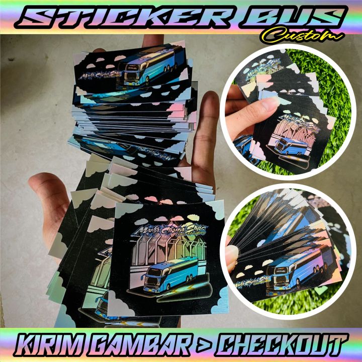 STICKER BUS - STIKER BUS MANIA CUSTOM SESUAI GAMBAR YANG KALIAN ...