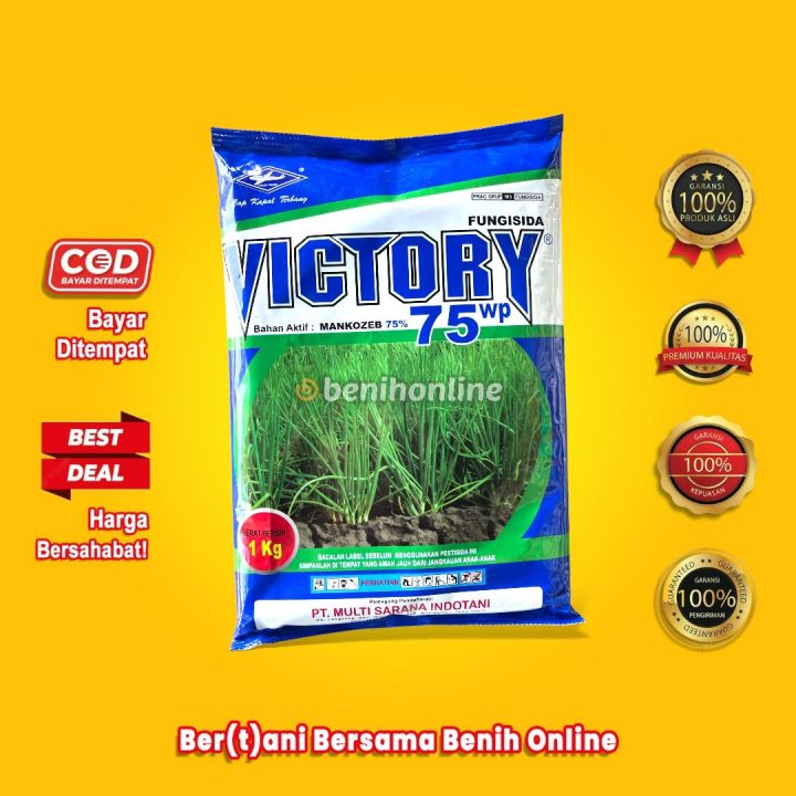 FUNGISIDA - VICTORY 75WP BIRU - 1KG - CAP KAPAL TERBANG mancozeb biru ...