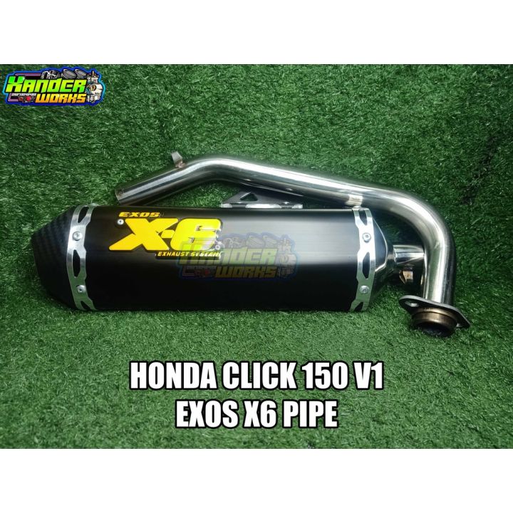HONDA CLICK 150 V1 EXOS X6 PIPE | Lazada PH