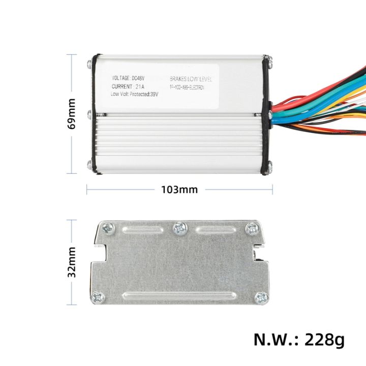 (UGBR) 1 PCS Electric Skateboard Controller DC 48V 21A Smart Brushless ...