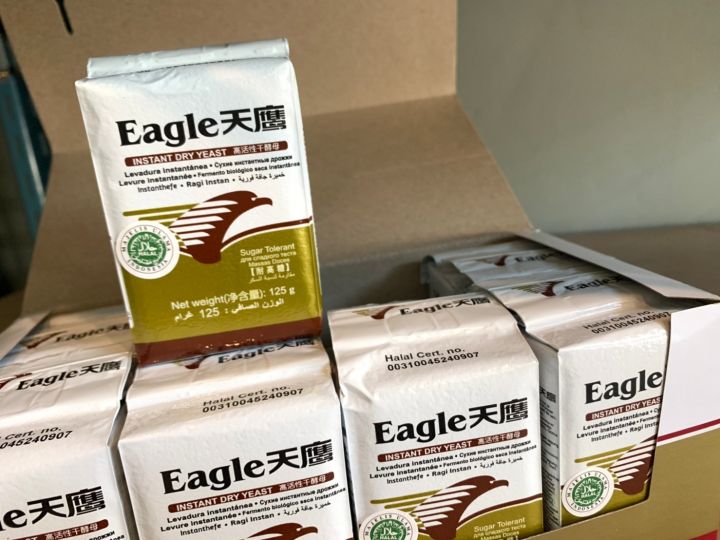 ยีสต์แห้งสำเร็จรูป ชนิดหวาน ตราอีเกิ้ล ถุงเล็ก 125 กรัม exp08/2025 ...
