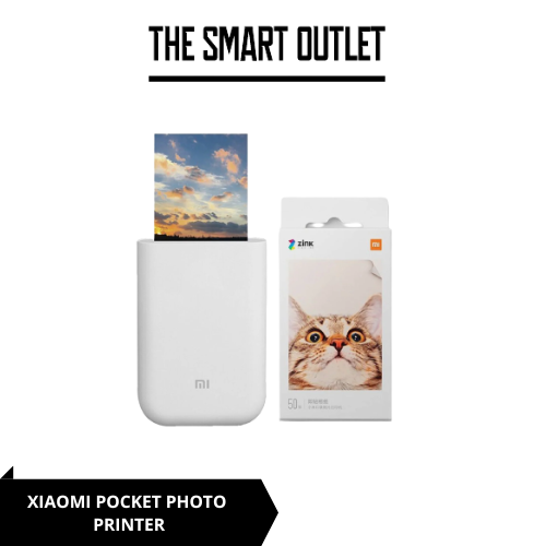 Mi Pocket Photo Printer (Bring moments to life with 15-second AR photos ...