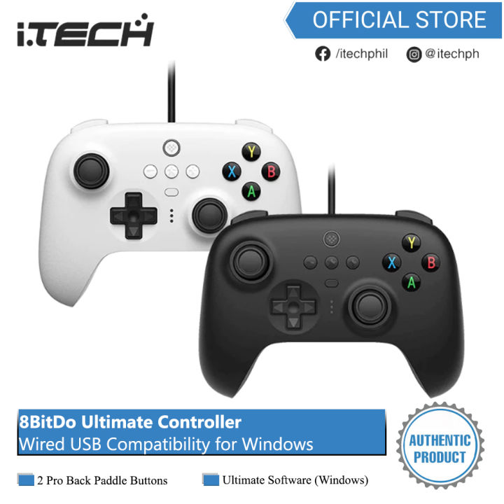 8BitDo Ultimate Controller Wired USB for Windows, Android, Steam Deck ...