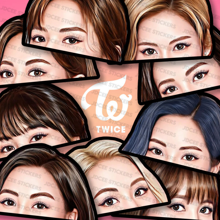 Twice K-pop Group Members | Characters Waterproof Sticker | Lazada PH