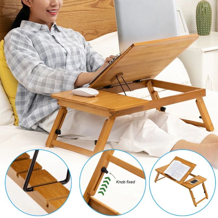Mystery Gifts Shops - Foldable Desk Bamboo Multifunctional Study ...