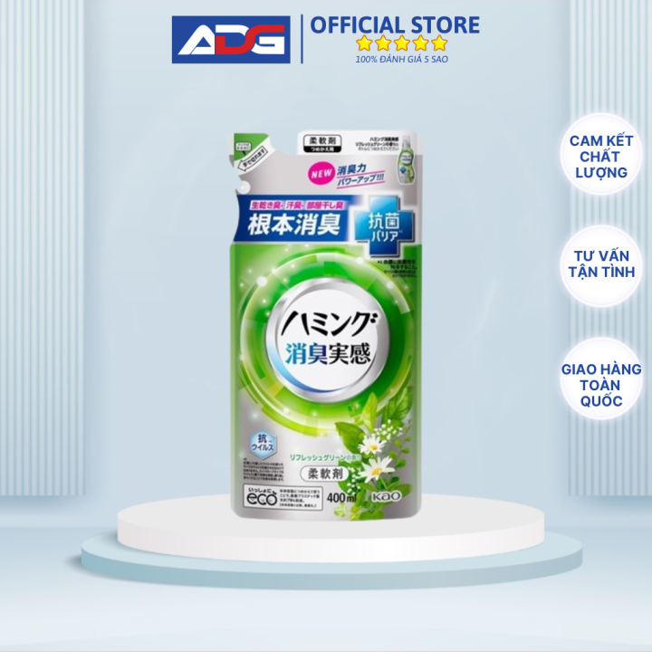 Nước Xả Vải Khử Khuẩn KAO Humming Hương Hoa Cỏ Tươi Mát Hàng Nhật Nội ...