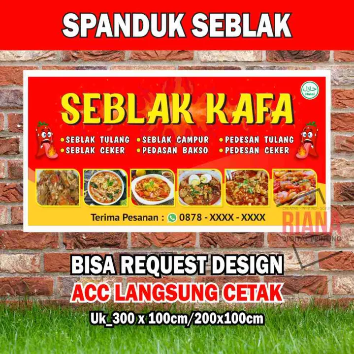 Spanduk Seblak, Banner Seblak, Design Spanduk Seblak, Spanduk Murah ...