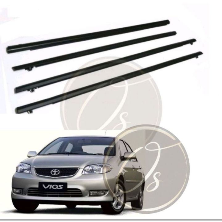 Toyota Vios ncp42 2003 - 2007 Original Door Glass Moulding Lining ...
