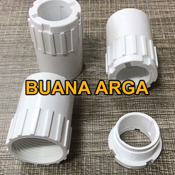 Sock Gland Pipa 25 mm Drat Adaptor Mur merk BOSS 25mm PVC B281-25 ...