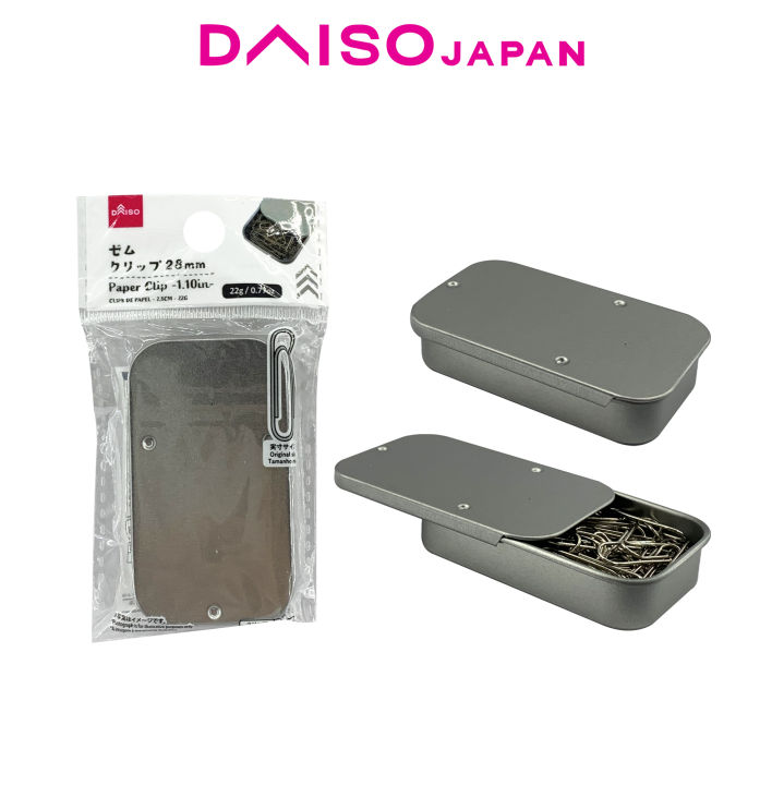 Daiso Paper Clip with Case (2.8cm) | Lazada PH