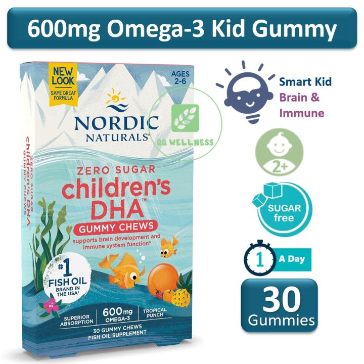 Nordic Natural Children’s DHA Gummy Chews 30 Gummies Exp09/26 | Lazada ...