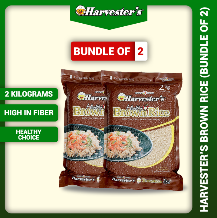 Harvester's Brown Rice 2kg (Bundle of 2) | Lazada PH