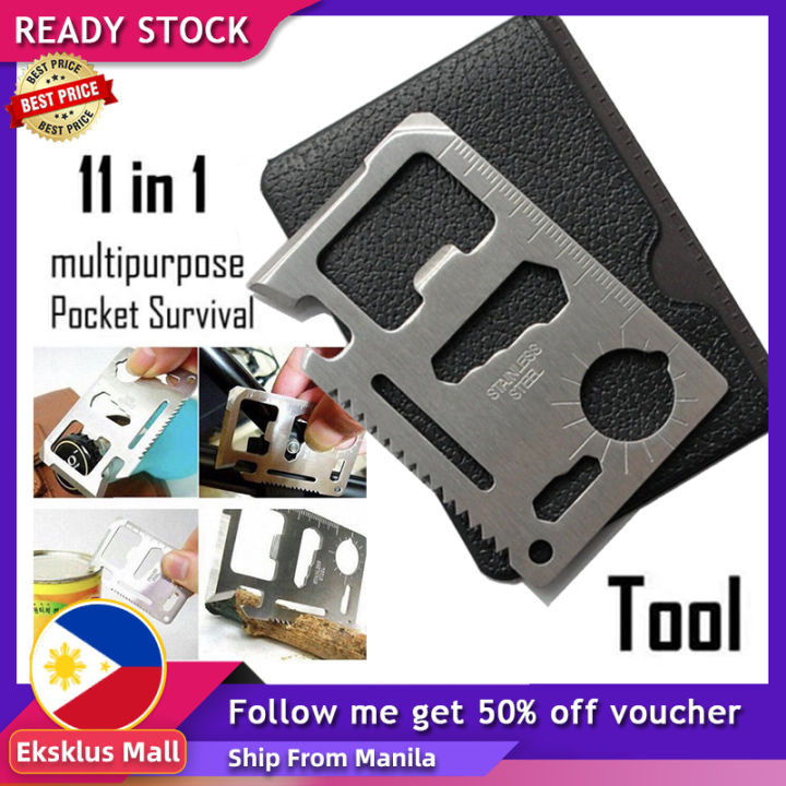 Multi-function tool card 11-IN-1 MULTI TOOL CARD SURVIVAL CREDIT CARD ...