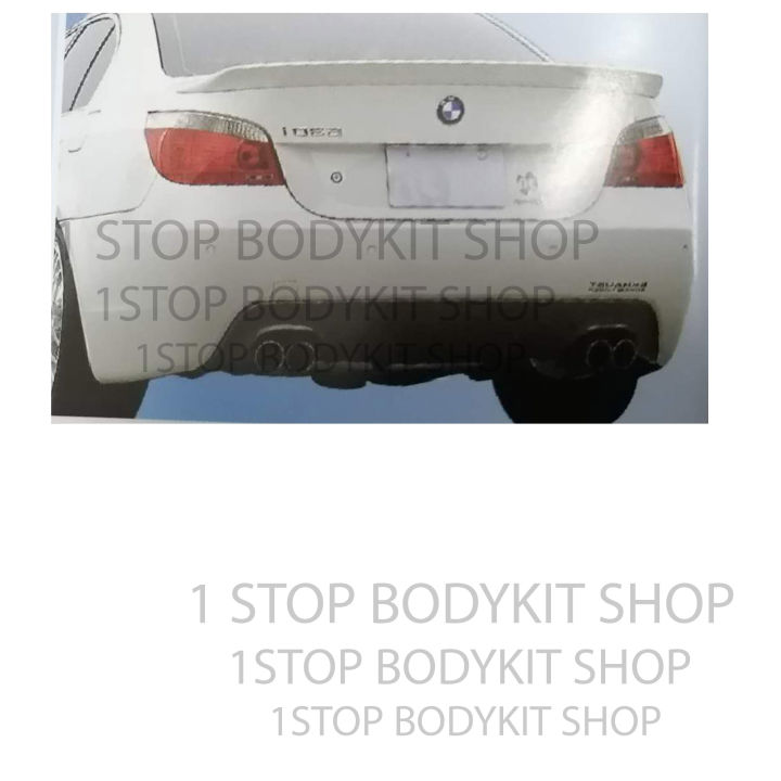 BM E60 REAR DIFFUSER (3D DESIGN) (FIBERGLASS) SKIRT LIP BODYKIT | Lazada