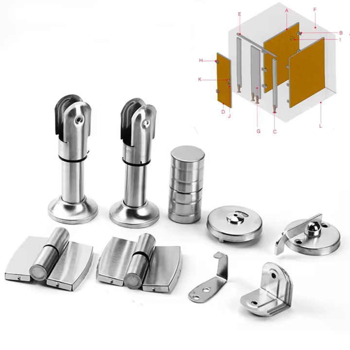 Stainless Steel Public Toilet Stand Restroom Support Leg Partition ...