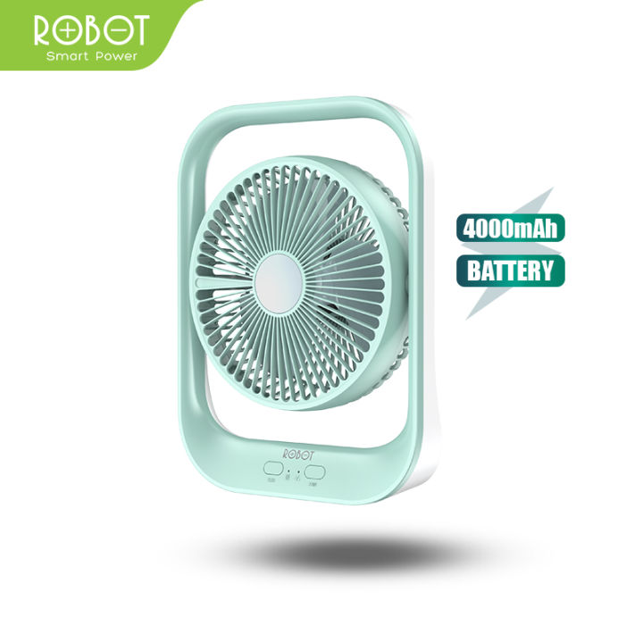 ROBOT RT-BF13 Portable Fan 4000mAh Rotateable Rechargeable Led ...