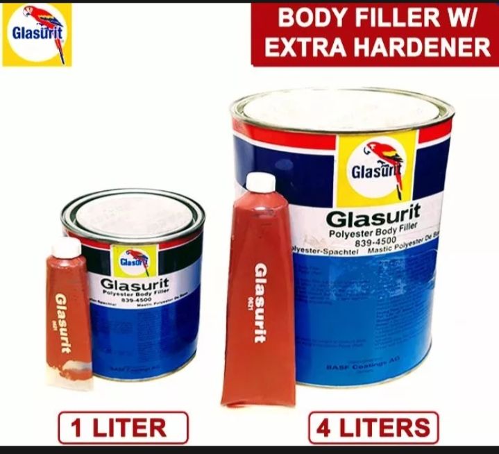 Glasurit Body Filler With Hardener 1 Liter, 4Liter | Lazada PH