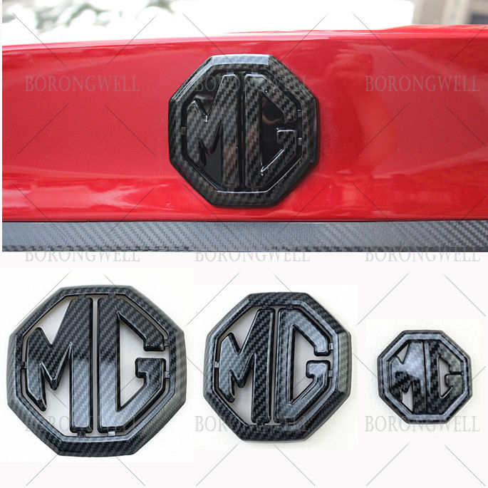 3 Pieces Car Front Emblem Sticker + Rear Trunk Emblem Badge + Steering ...