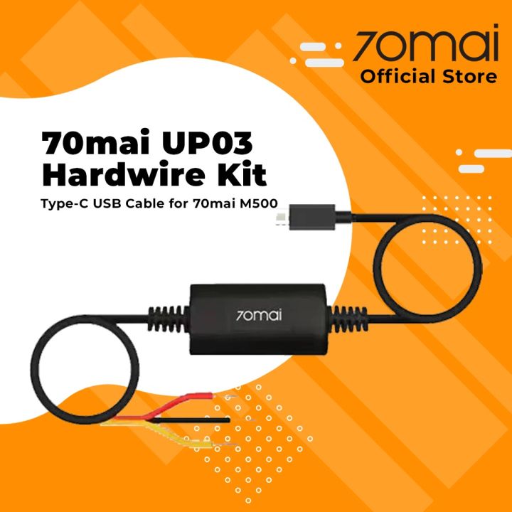 70mai UP03 Hardwire Kit Parking Surveillance Cable ONLY for 70mai Dash Cam M500 & A810 24H ...