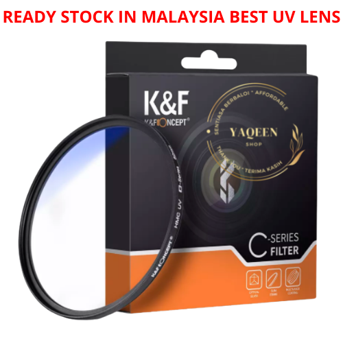 K&F Concept UV 37/40.5/43/46/49/52/55/58/62/67/82mm Lens Filter Slim ...