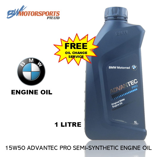 BMW Motorcycles 15W50 Advantec Pro Semi-Synthetic Engine Oil (1 Litre ...