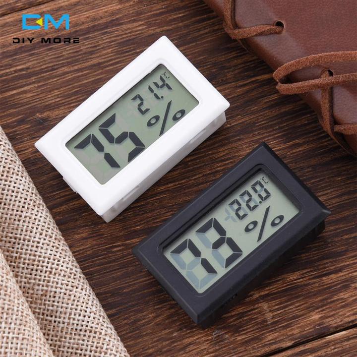 diymore FY-11 Mini Digital LCD Thermometer Hygrometer probe Digital Lcd ...